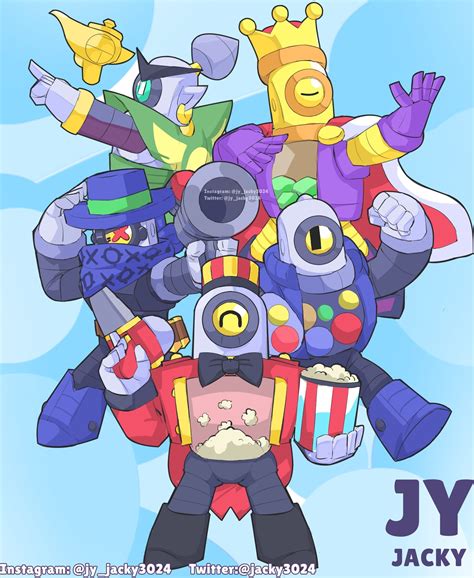 Artstation All Ricoricochet Skins Brawl Stars