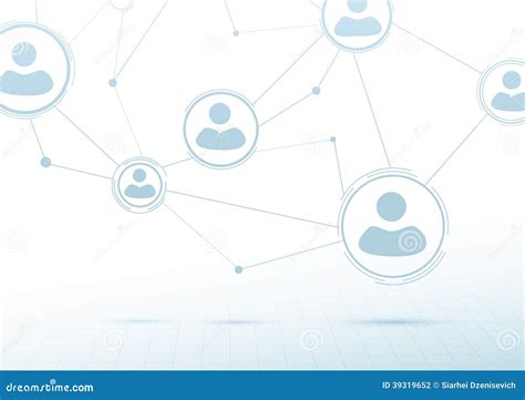 Creative Networking Concept Social Connections Stock Vector