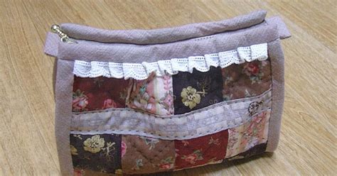 Easy Cosmetic Bag Patchwork DIY Tutorial Ideas