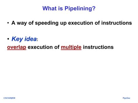 Lec11computer Architecturepipelineintroductionppt