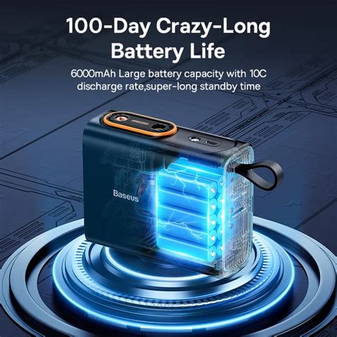 Baseus 휴대용 자동차 공기 주입기 펑크 난 타이어를 순식간에 부풀리는 강력한 듀얼 실린더