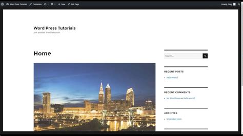 Wordpress Tutorial Sidebar Layout Youtube