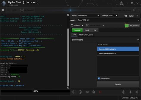 Tecno Spark C Ki K Mdm Remove Only Hydra Tool Gsm Forum