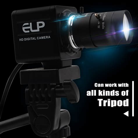 Elp 3mp Wdr Dynamic Range Up To 100 Db Uvc Otg Usb Webcam Camera Module With 5 50mm Lens For