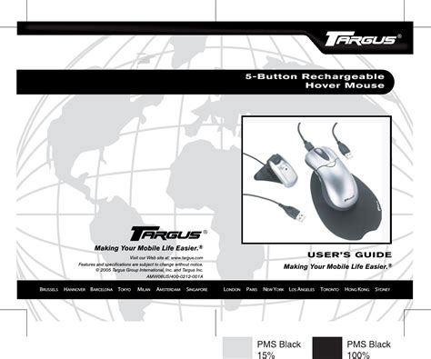 Acrox Technologies Mo40050812 Rf Optical Mouse User Manual Mo4 Userman