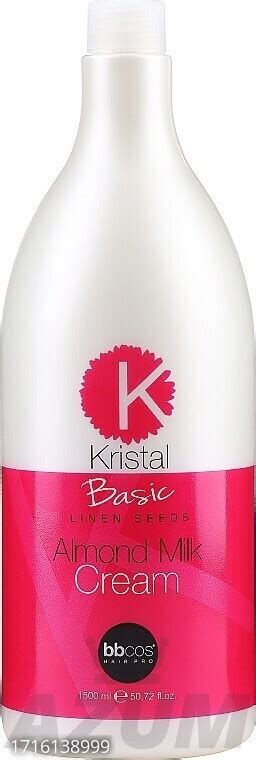 Bbcos Бальзам с миндальным молочком для волос Kristal Basic Linen Seeds