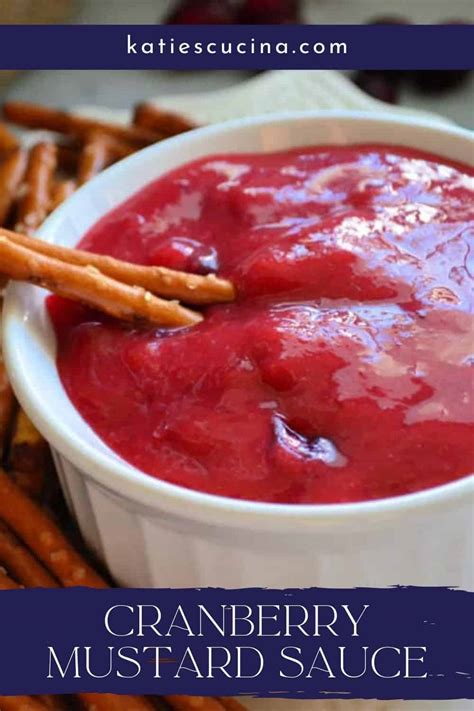 Cranberry Mustard Sauce Katies Cucina