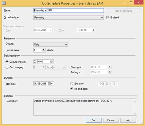 sql server scheduled sql job not running stack overflow