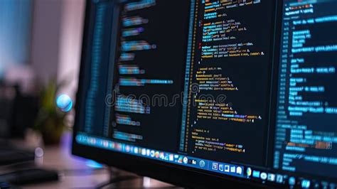 Python Program Code On A Monitor Stock Image Image Of Symphony Scripting 302059077