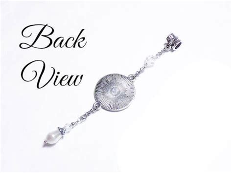 Beaded Bridal Bouquet Photo Charm Crystals And Pearls Custom Etsy