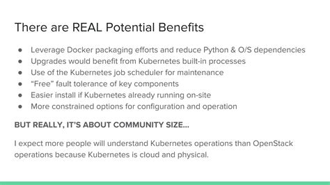 Joint Openstack Kubernetes Environment March 17 Update Ppt