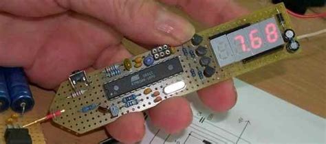 ATMEL ATMEGA MULTIMETER CIRCUIT LED DISPLAY