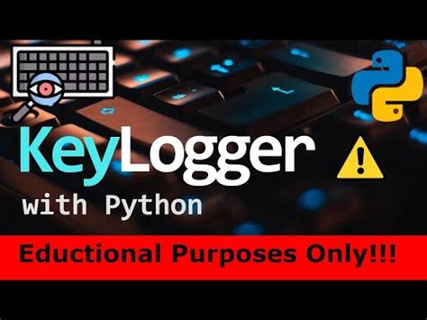 How To Make Keylogger With Python YouTube