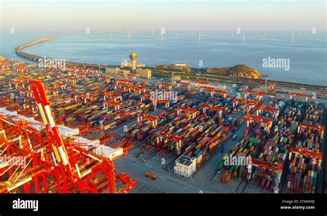 Shanghai China December 2 2023 An Overview Of Automated Terminal Operations In Yangshan