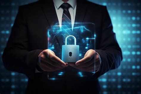 Premium Photo Enhancing Data Privacy And Protection Exploring Cyber Security Networks Padlock