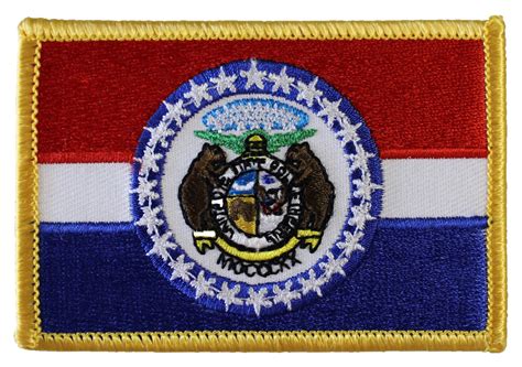 Buy Missouri Rectangular Patch Flagline Buy Missouri Rectangular Patch Flagline