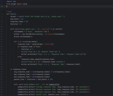 使用Python进行Ping测试的操作指南 python 脚本之家