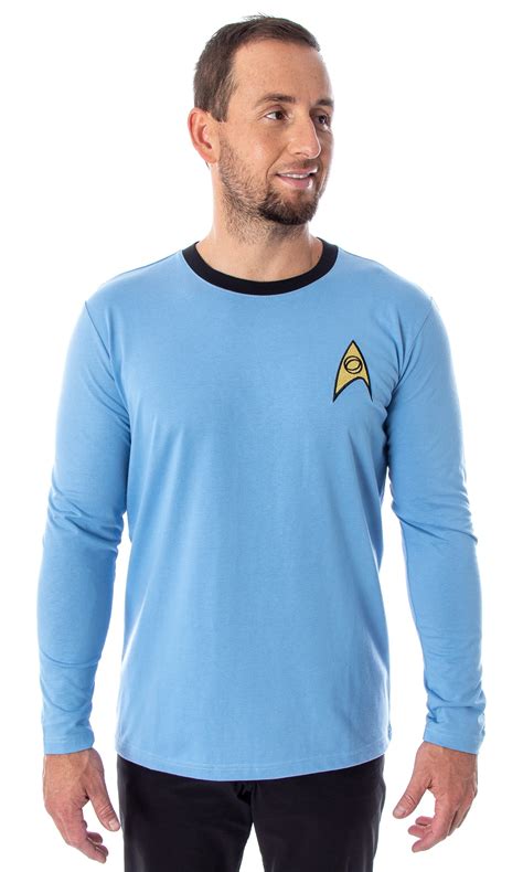 Star Trek The Original Series Mens Costume Long Sleeve Shirt Kirk