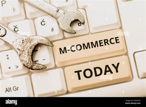 Text Caption Presenting M Commerce Business Idea Commercial