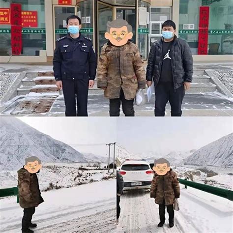 流浪老人躺在雪地里瑟瑟发抖 村民报警后 李俊乡 救助管理站 李某某