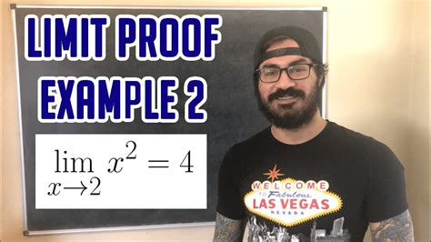 Precise Definition Limit Proof Quadratic Function Example Youtube