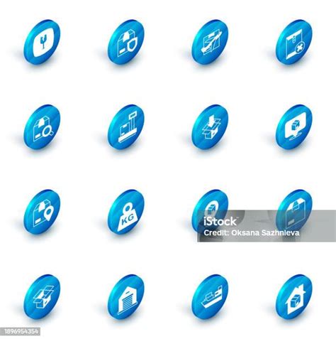 방패가 있는 배달 보안 평면 및 판지 상자 봉투 삭제 패키지 검색 위치 배율 및 상자 아이콘을 설정합니다 벡터 3차원 형태에 대한 스톡 벡터 아트 및 기타 이미지 Istock