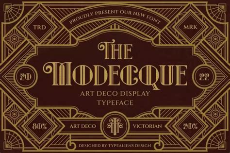 30 Best Art Nouveau And Art Deco Fonts Design Shack