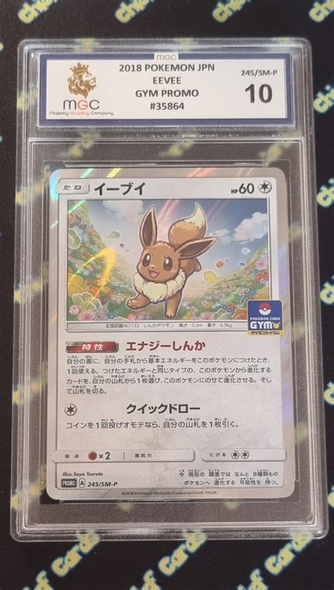 Majesty Grading Company 10 Eevee Gym Promo Pokemon Card Chief Cards