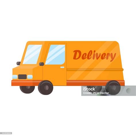 노란색 택배 픽업 차량 택배 배달 요소 벡터 그림입니다 소포 도시지도 운송 무인 항공기 빠른 배달을 배달하는 만화 0명에 대한 스톡 벡터 아트 및 기타 이미지 Istock