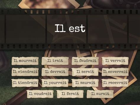 Verbes Irréguliers Au Conditionnel Find The Match