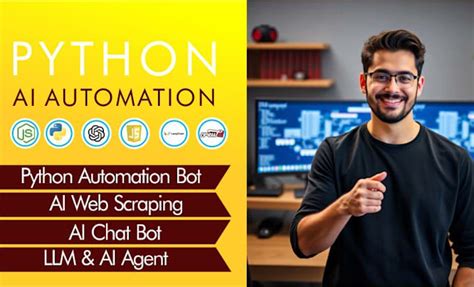 Do Python Ai Automation Web Scraping Ocr Rag Llm Chatbot Ai Agent