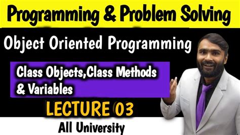 Object Oriented Programming Programming And Problem Solving Lecture