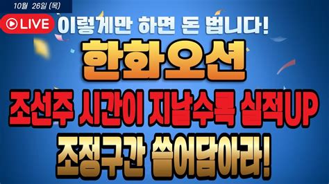 한화오션 주가전망 조선주 들고 계신분들 모든 분들이 보셨으면 좋겠습니다 꼭 대응 전략과 현재 상황 점검하세요 한화오션주가전망 한화오션전망 조선주 조선관련주