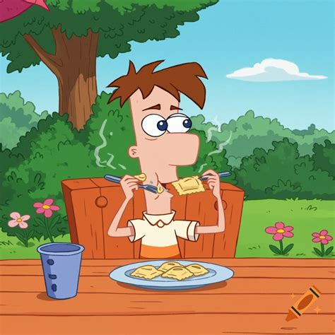 Candace From Phineas And Ferb Stands On A Suburban Sidewalk In Cartoon