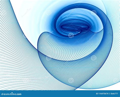 wavy fractal background abstract digitally generated image stock