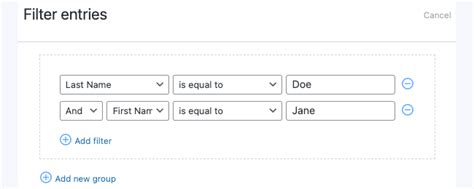Filtering Entries Formidable Forms