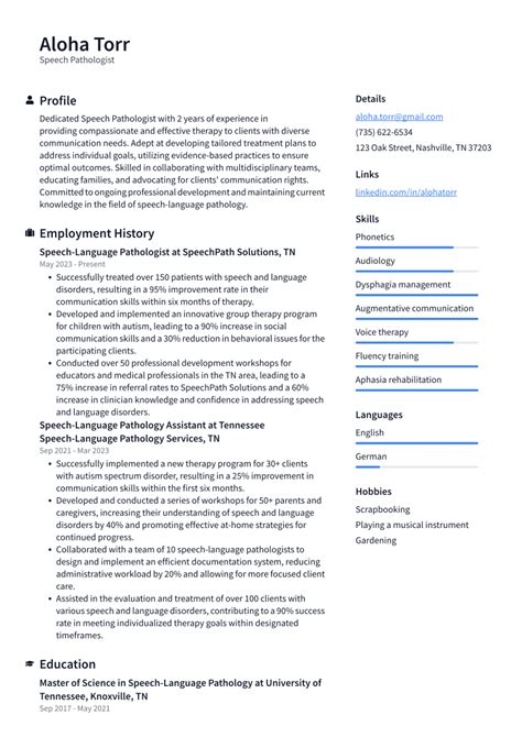 Top Speech Pathologist Resume Objective Examples