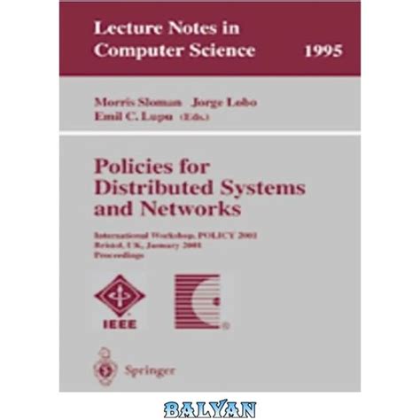 خرید و قیمت دانلود کتاب Policies For Distributed Systems And Networks
