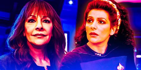 Marina Sirtis Says Watching Troi In Star Trek Tng Premiere Was Difficult”