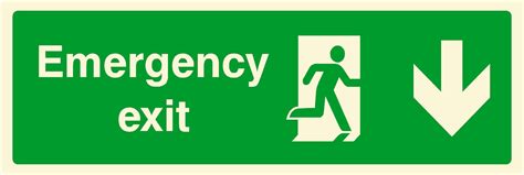 Emergency Exit Poster Lukisanprintable Emergency Exit Signs