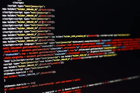 Premium Photo Software Developer Programming Code Abstract Computer