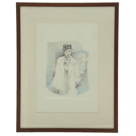 Sold Price Catalina Chervin Giulietta Masina En La Strada Color