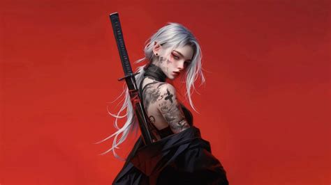 Pin By Hanna66¥ On Dark Anime Desktop Wallpaper Wallpaper Pc Samurai Wallpaper