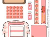 19 Strawberry Squishy Ideas Paper Doll Template Paper Doll House