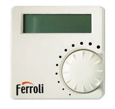 Комнатный термостат HRT-177 WS Ferroli (проводной) в Минске: цены и ...