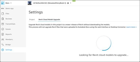 Upgrade Revit Cloud Models