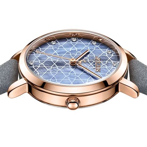 Julius Брендовые женские кварцевые часы простые повседневные кожаные часы сетчатые