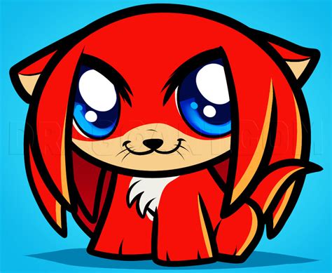 How To Draw Knuckles Cat Knuckles Kitty Drawing Step By Step By