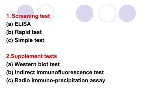 Laboratory Diagnosis Of Hiv Ppt