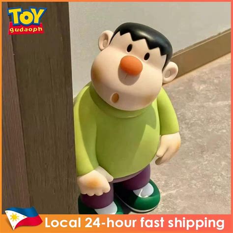Doraemon Anime Figure Fat Tiger Big G Twistable Head Action Figure Room